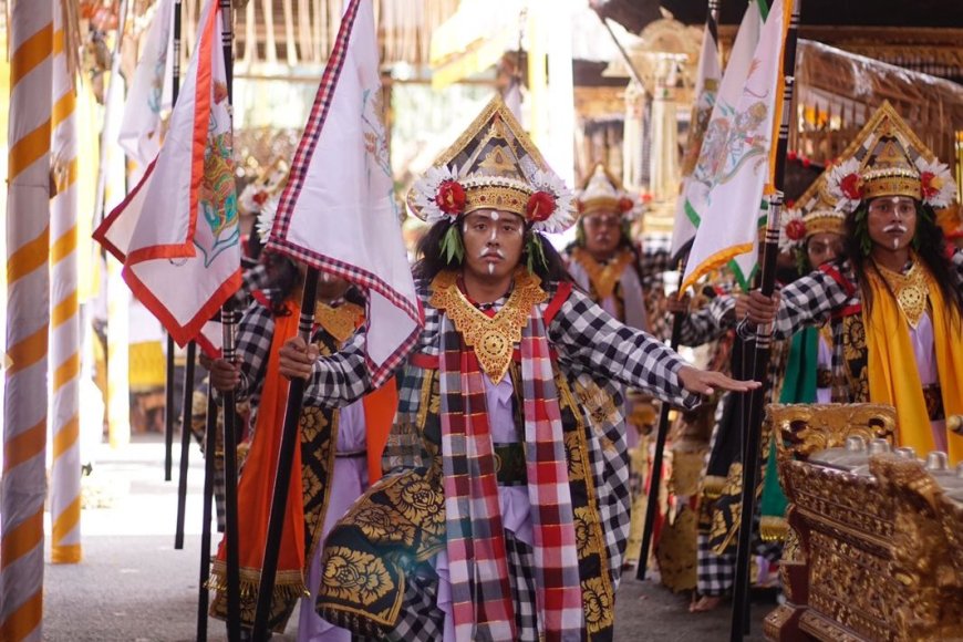 Baris Pengider Dance, a Sacred Dance of the Gerih Traditional Village ...