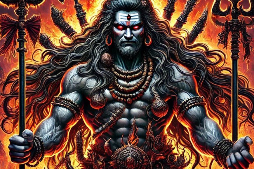 Bhairava Avatara: The Beheader of The God Brahma - Bali Padma Bhuwana