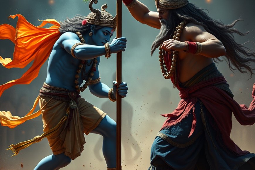 Krishna Versus Kamsa: The 8th Avatar of Vishnu and Tyrant King - Bali ...
